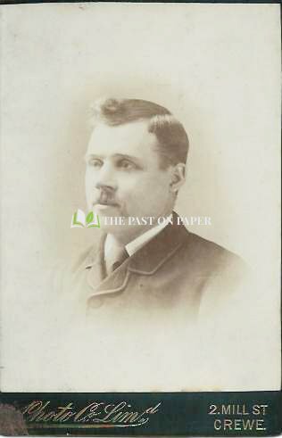 Cabinet Card of William Batty, Crewe, 1880s - Past on Paper
