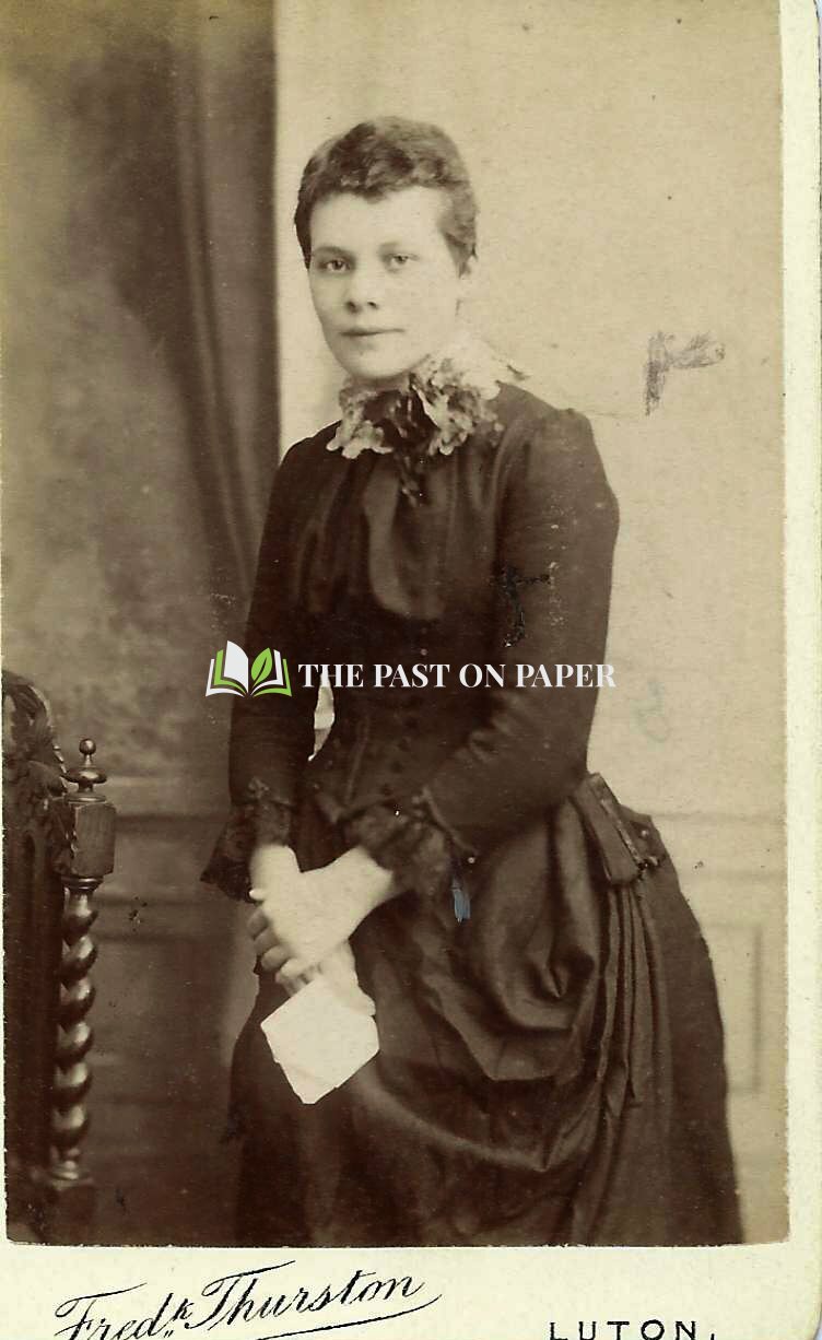 Carte de Visite of Sally Brazier, Luton, 1880s - Past on Paper