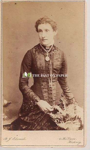 Carte De Visite of an Unidentified Female, Hackney, London - Past on Paper